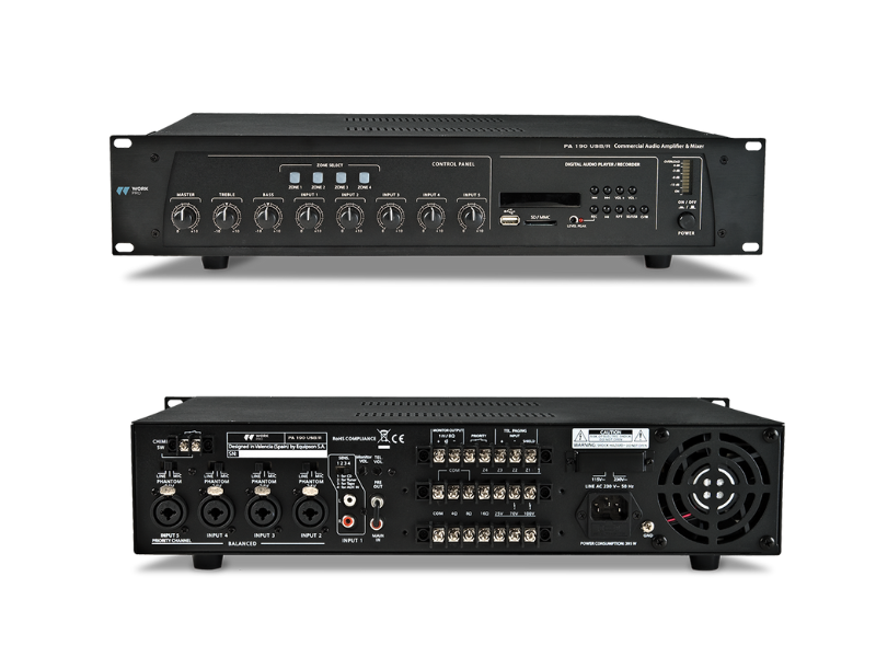 Mua Amply Work Pro PA 190 USB/R Uy Tín Tại Đà Nẵng